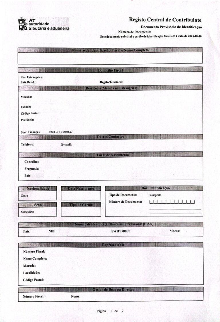 Get NIF Number in Portugal - Tax ID Guide and Services